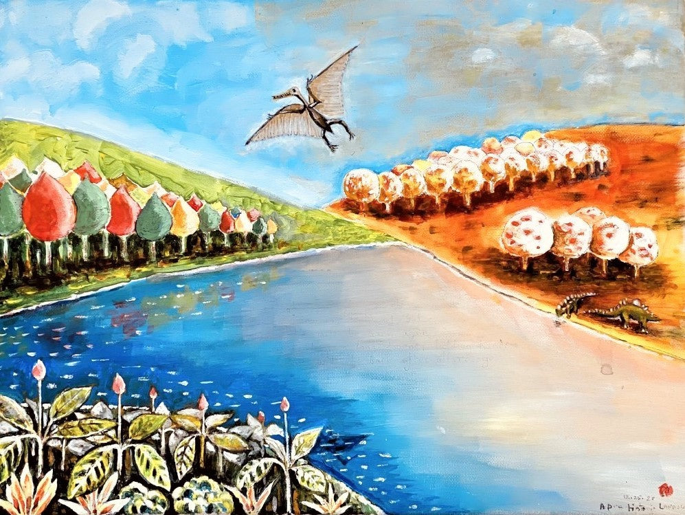 A pre-historic landscape – Arts Wayland