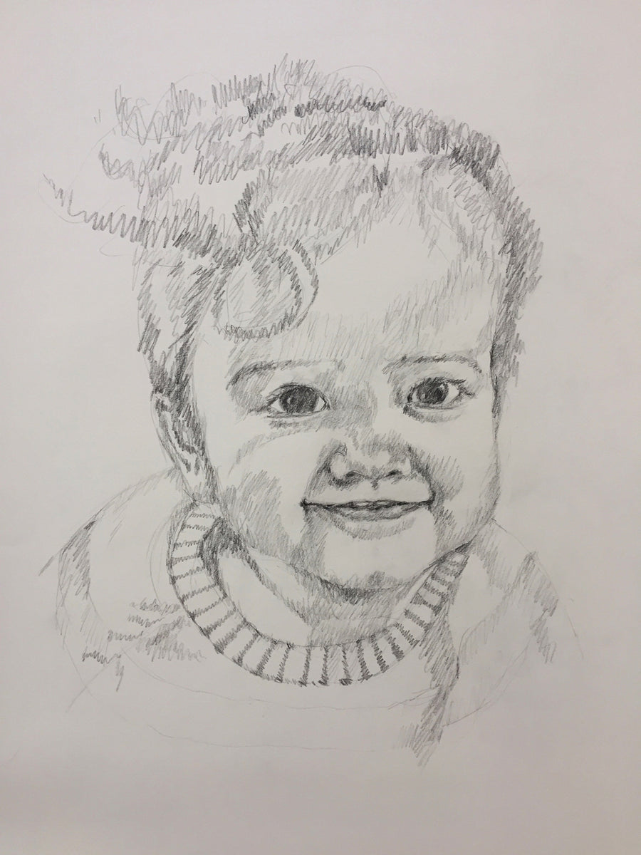 Pencil Portrait (sample 2) – Arts Wayland